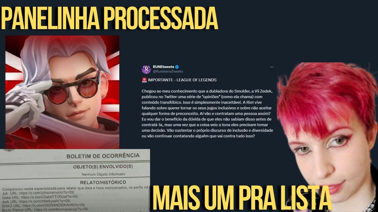 Mais um perfil que difamou Vii Zedek e Gilsonix vai processar geral ...