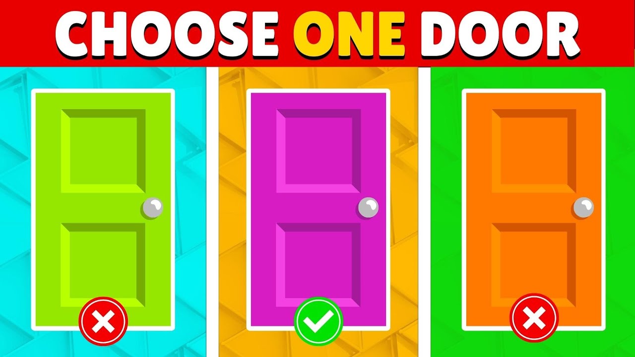 Choose One Door | 1 Correct and 2 Surprises| Avoid the Wrong Door 🥵 ...
