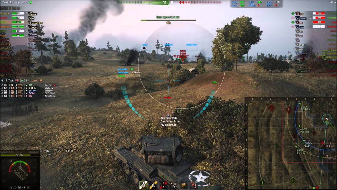 WOT tactics advanced| Cromwell B Fiery Salient tactical win - YouTube