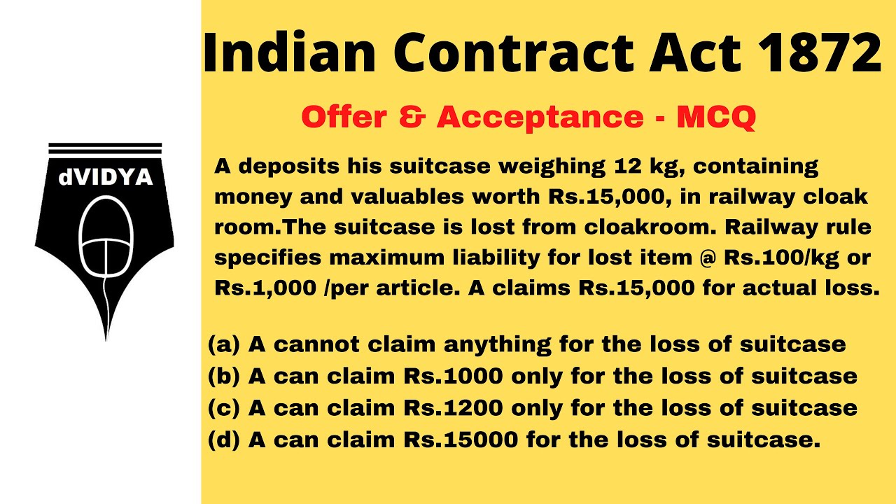 Implied Acceptance of Offer – Indian Contract Act | Implied ...