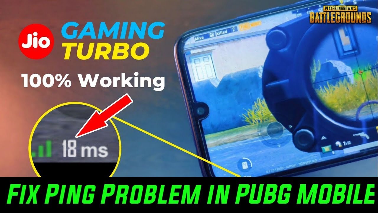 Jio 18 ms Ping Gaming Turbo APN for Pubg Ping Problem Jio APN Setting ...