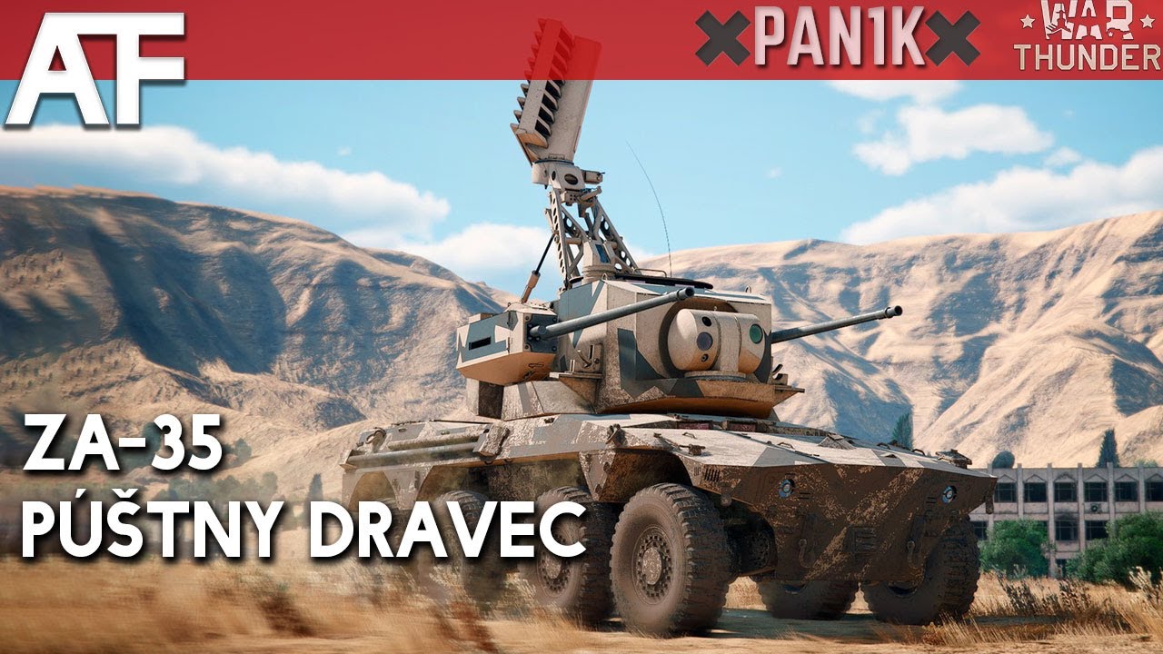 War Thunder - Rooikat ZA-35 Púštný dvojhlavňový dravec | Tanky - YouTube