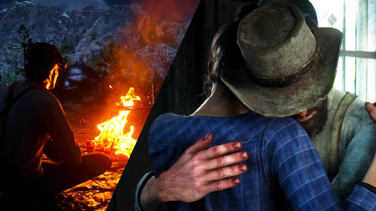 Only 1% of players saw these cutscenes - RDR2 - YouTube