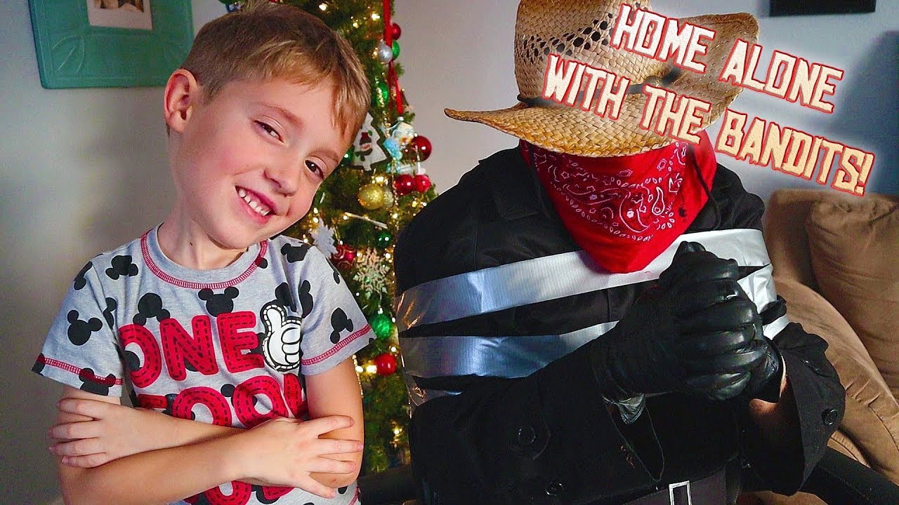 Trapping The Bandit! Home Alone In Real Life Part 2! - YouTube