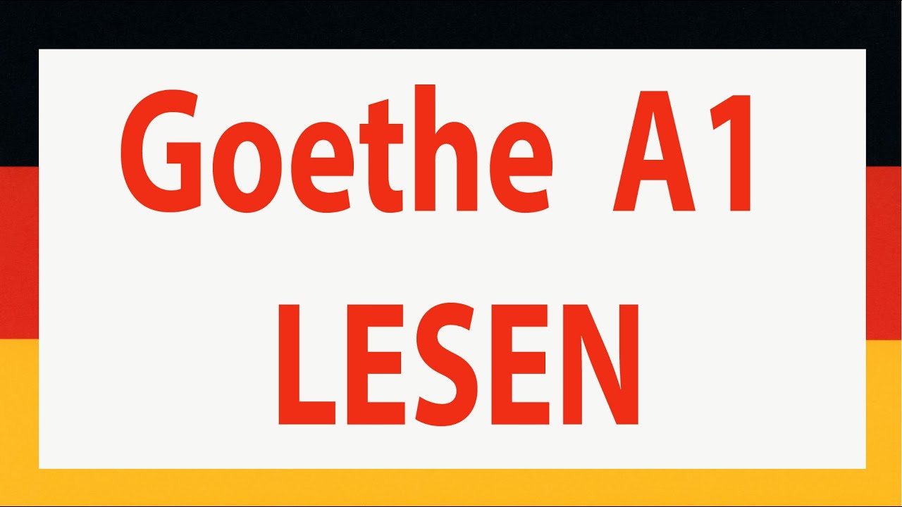 German A1 Lesen || Start Deutsch A1 Lesen Modelltest mit Lösung am Ende ...