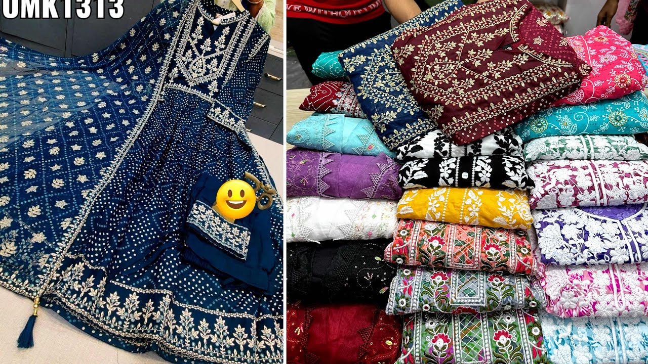 Readymade eid collection comfortable three piece/kurti/anarkoli dress ...