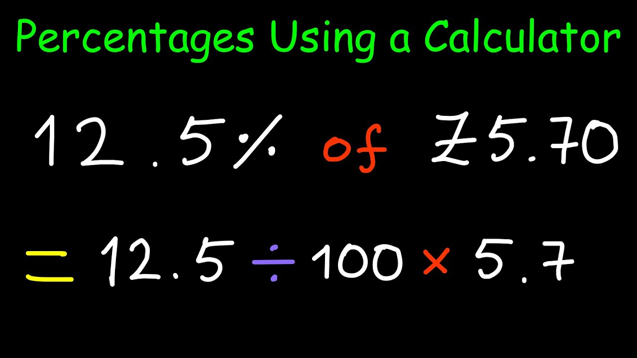 Finding Percentages Using A Calculator YouTube finding-percentages-using-a-calculator-youtube