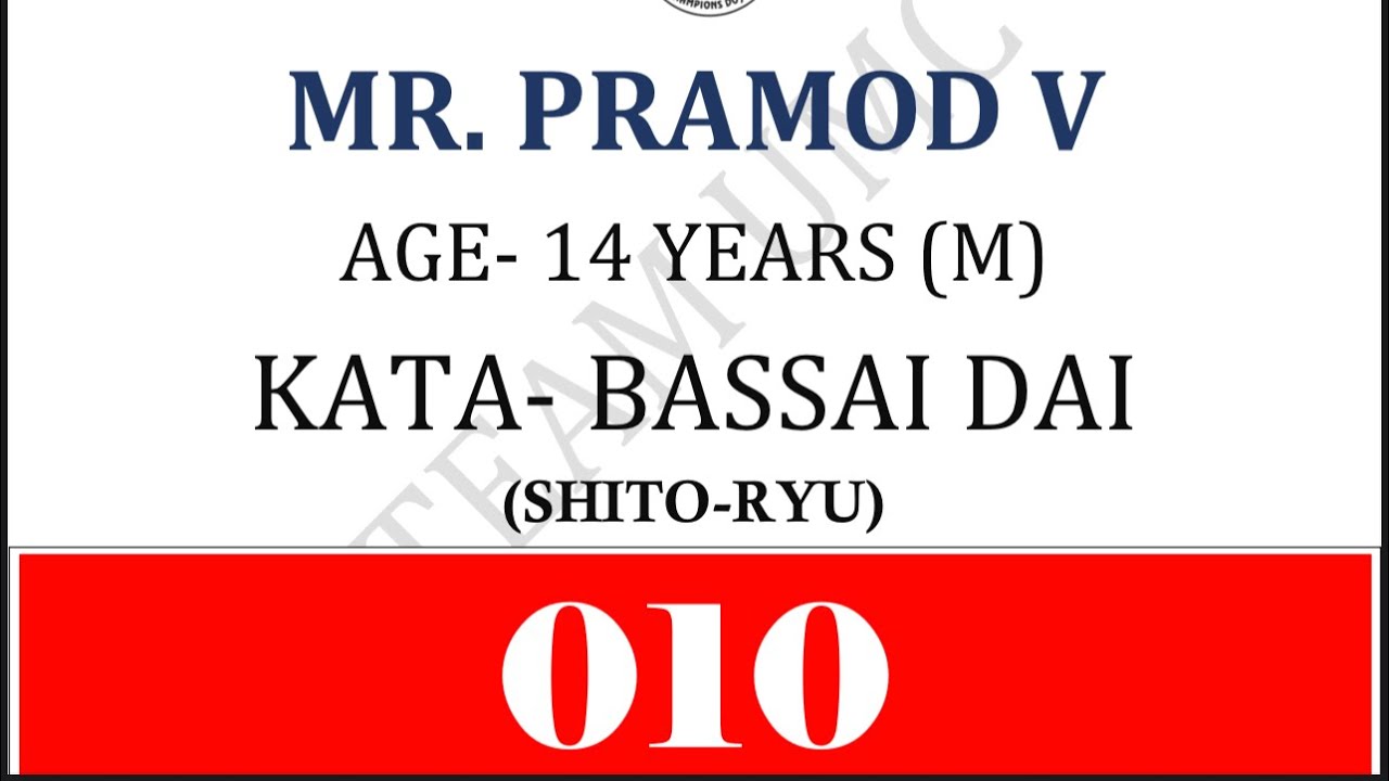 International Online Karate Kata Championship 2023 | Team UMC | Kata ...