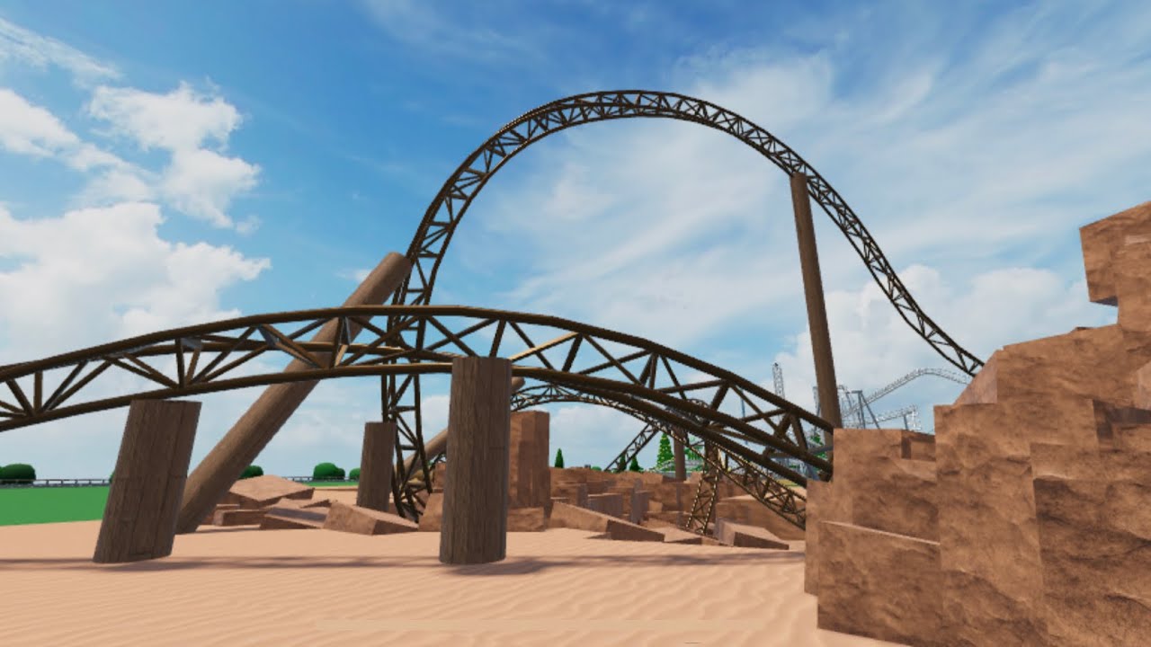 Mach launch coaster : theme park tycoon 2 - YouTube