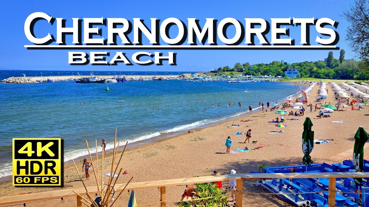 Chernomorets | Beach Walk | Bulgaria | 4K 60fps HDR | Dolby Atmos 💖 The ...