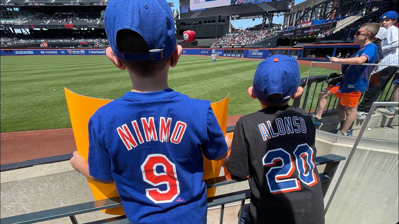 We got to say Play Ball at the Mets game!!! #mets #letsgomets #mlb # ...