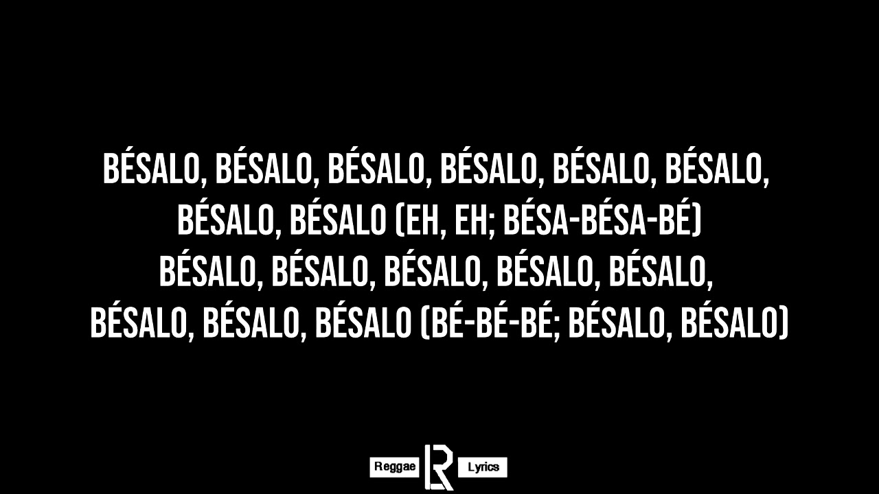 El Alfa - Besalo ft. Rauw Alejandro (Letra) - YouTube