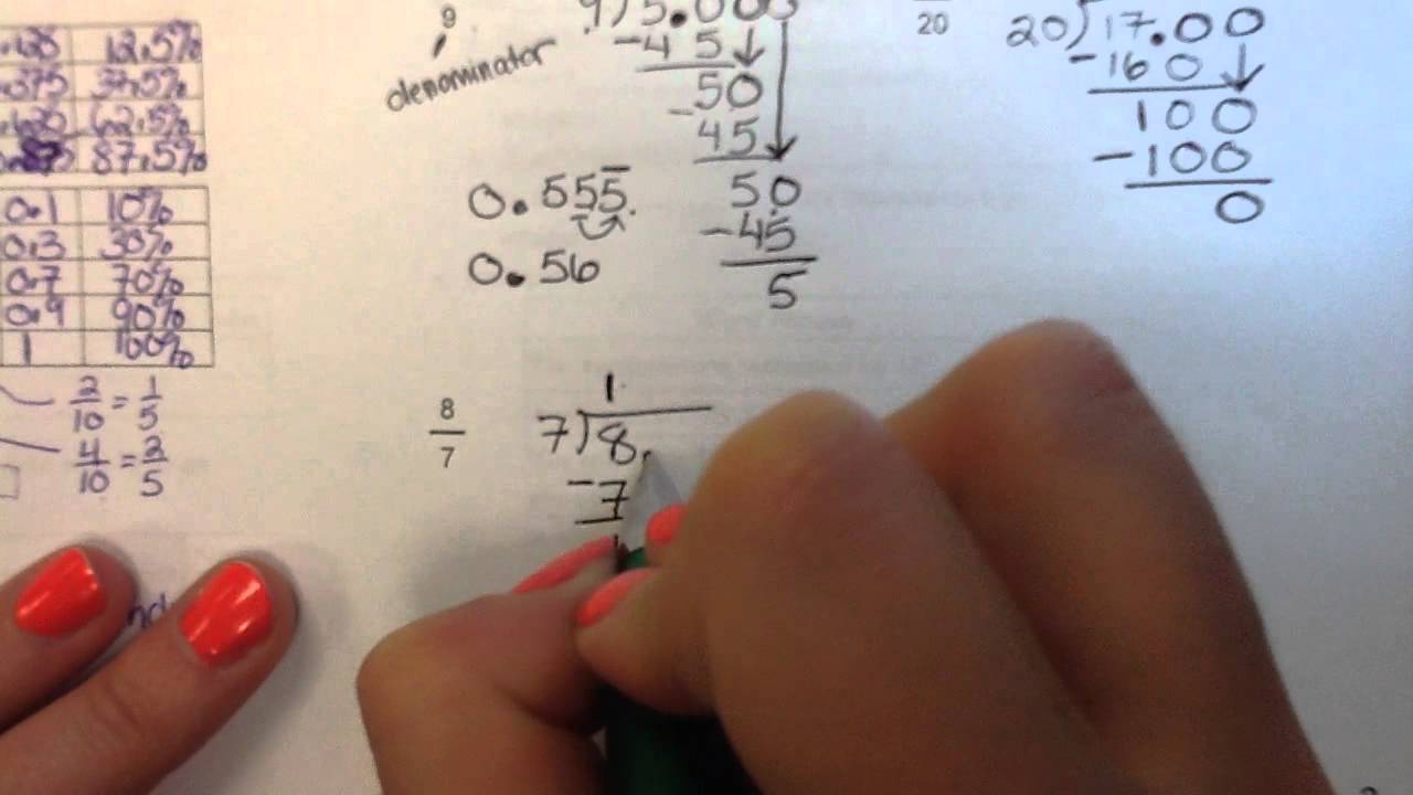Math 7: Long Division - YouTube