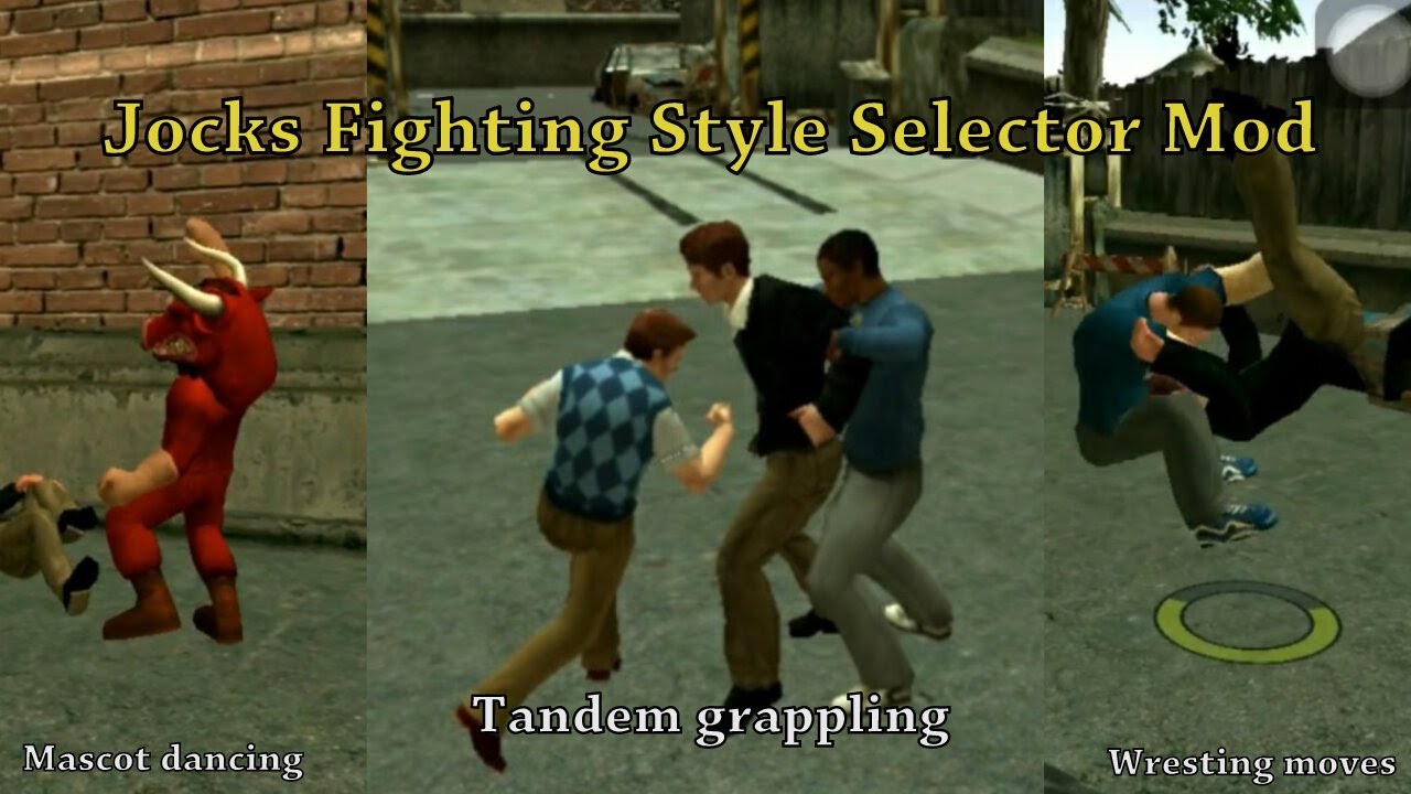 Bully AE - Jocks Fighting Style Selector Mod - YouTube