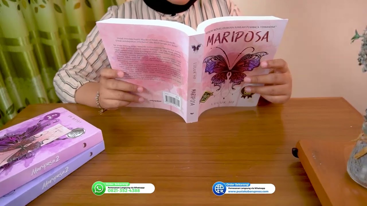 Buku Novel Wattpad Mariposa / Mariposa Part 1 / Mariposa Part 2 / Luluk ...