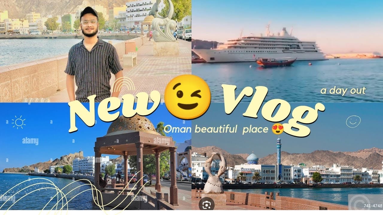 Visit To Muttrah Cornish Beach Vlog #4 Wonderfull place in Muscat Oman😍 ...