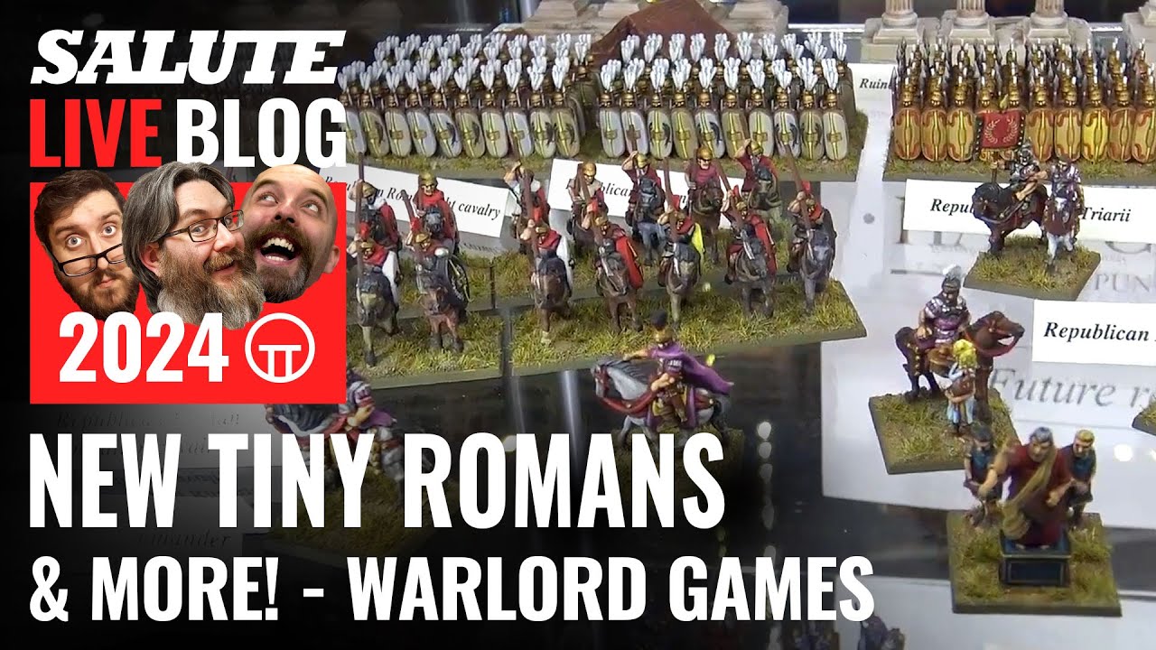 Brand New Epic Battles Hail Caesar Miniatures Revealed! | Salute 2024 ...