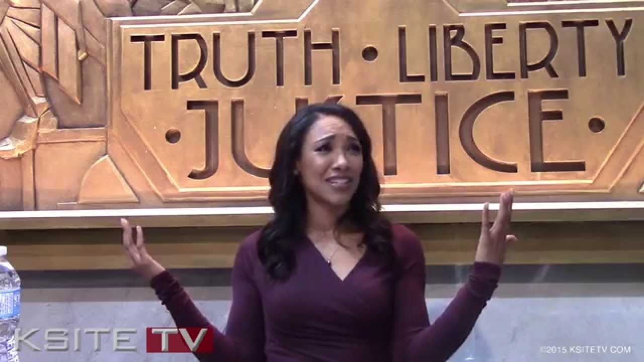 The Flash: Candice Patton Season 2 On-Set Interview - Iris West - YouTube