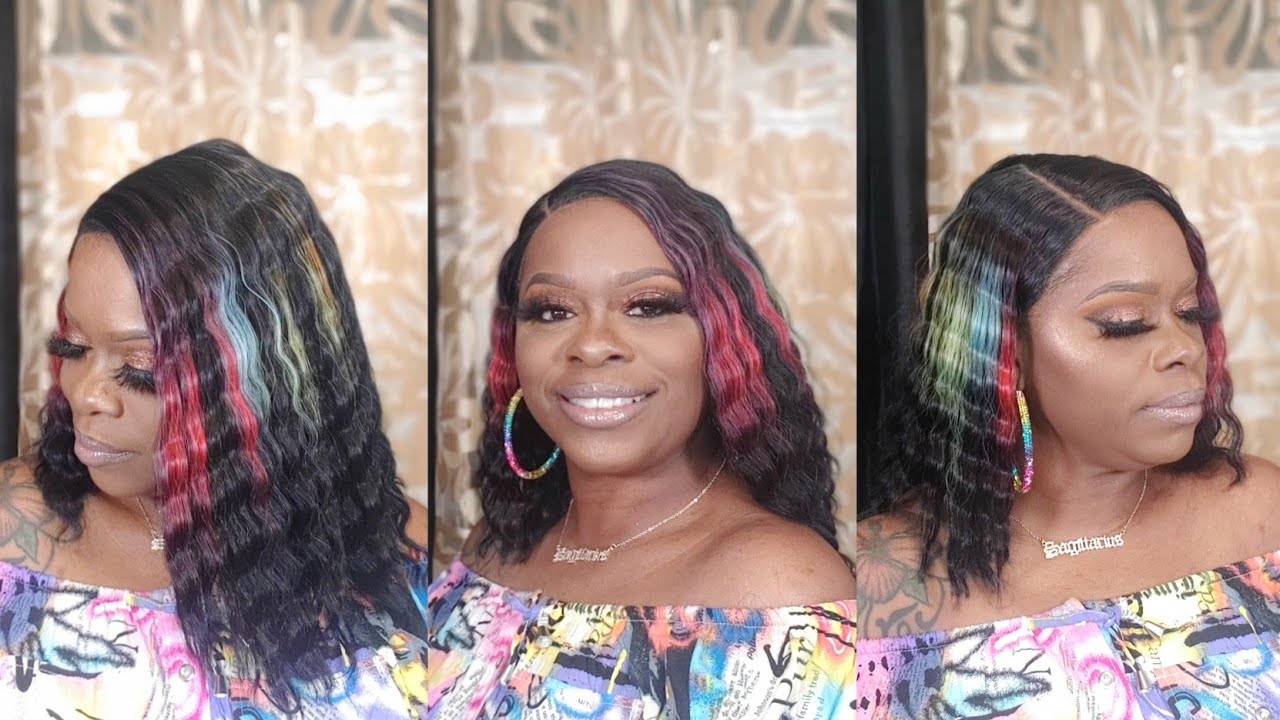 AFFORDABLE CRIMP BOB/ Zury Sis Synthetic HD Lace Front Wig Crimp12 ...