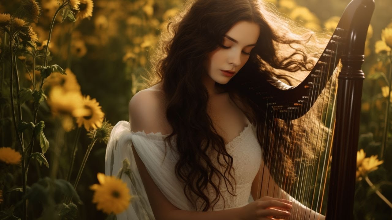 Healing Harp Music - Relaxing Harp Music, Soft Music - Heavenly Harp ...