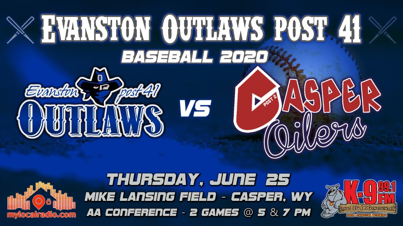 BASEBALL: Evanston Outlaws @ Casper Oilers - YouTube
