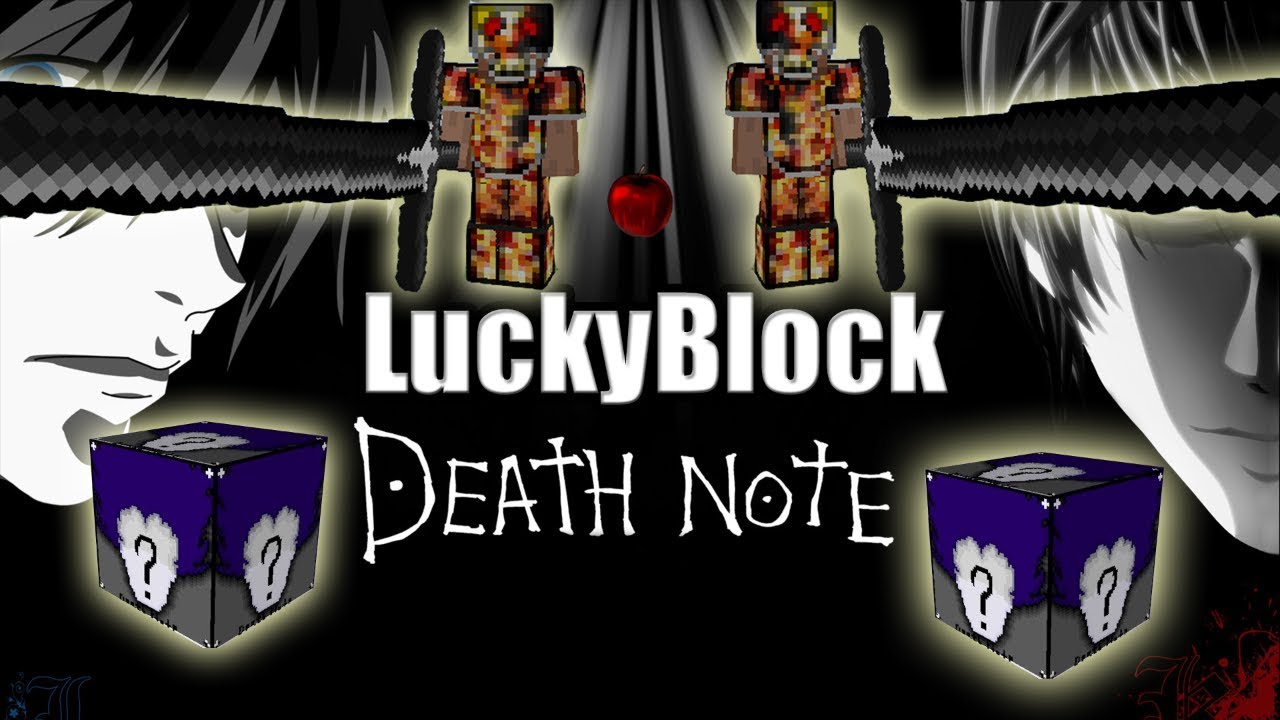 Noob Đập 101 Lucky Block Death Note ** Các Món Đồ Trong Phim Anime ...