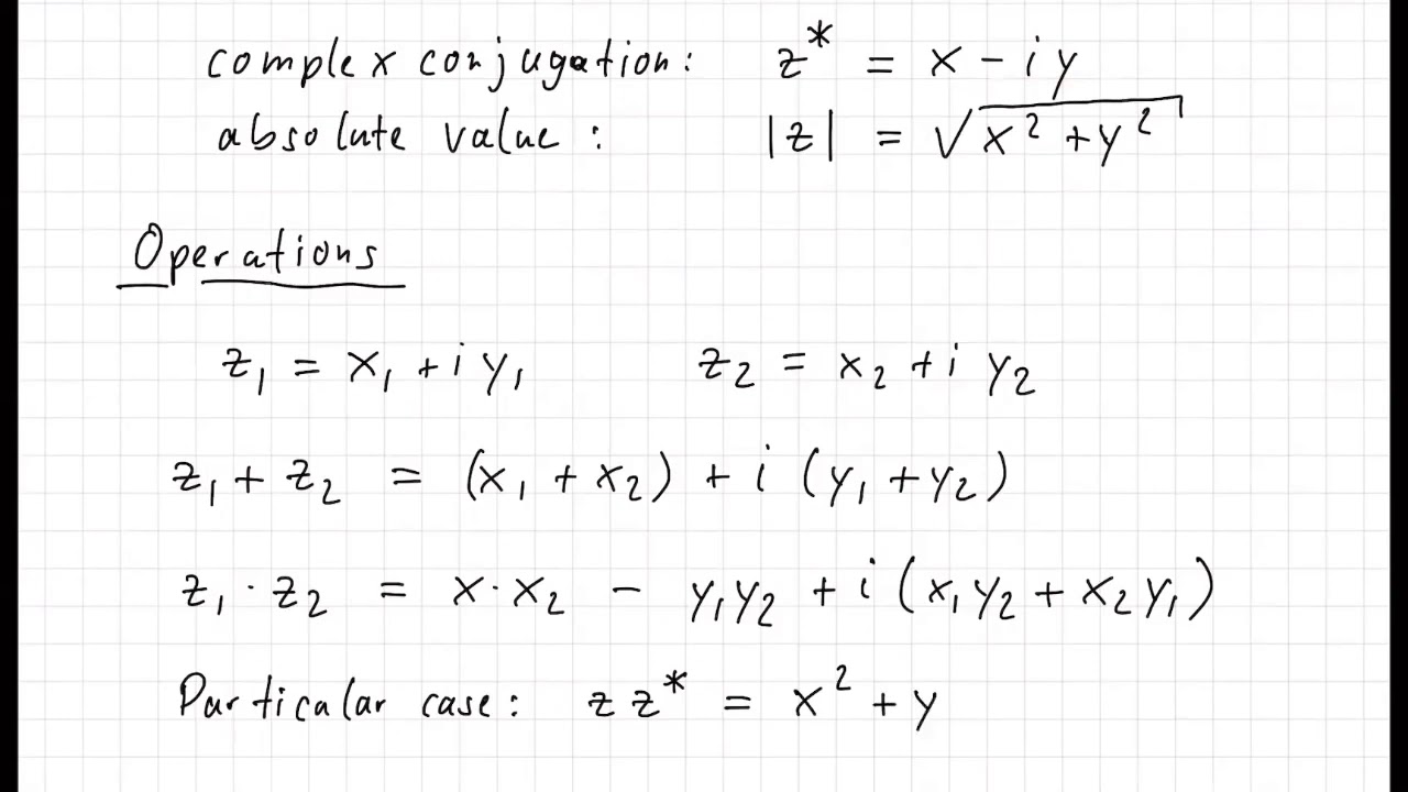 Complex numbers 1 - YouTube