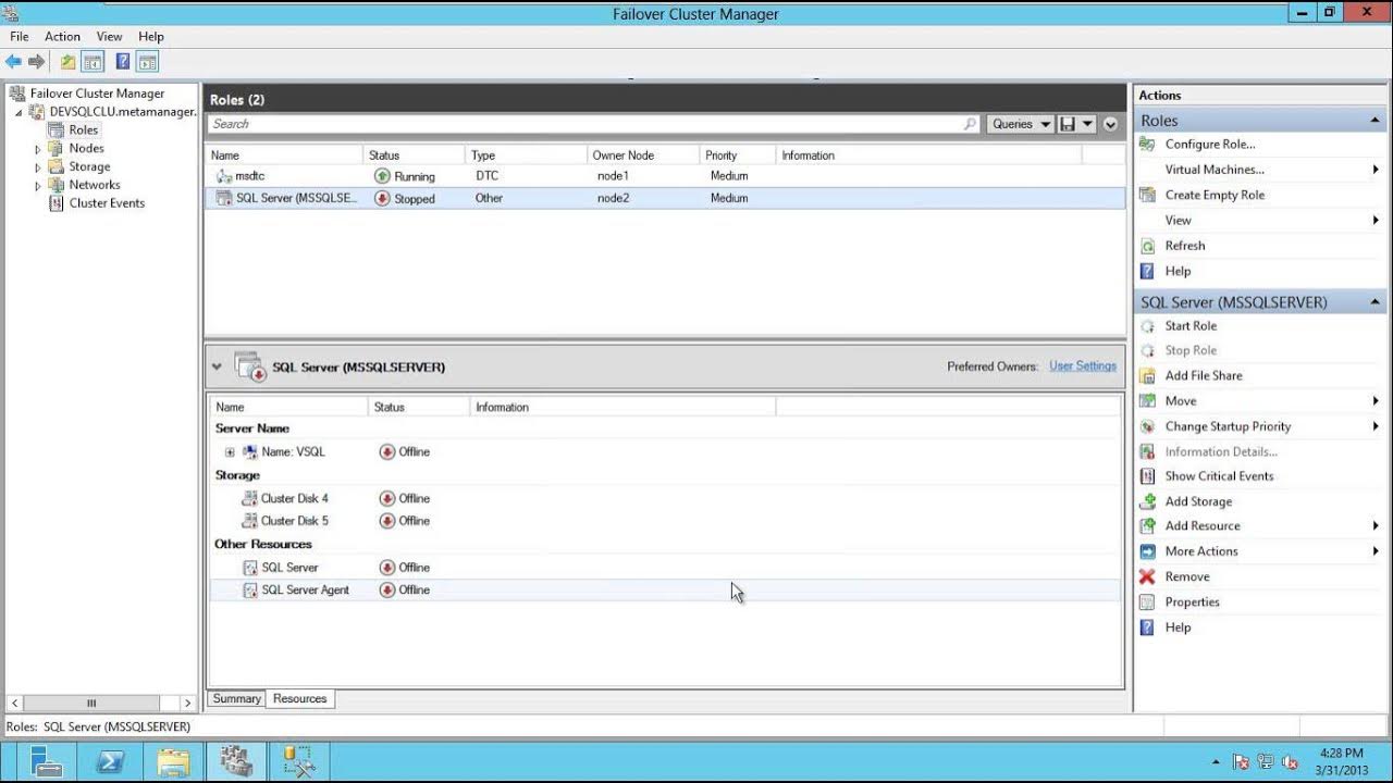 SQL Server 2012 Clustering - Part 11 - YouTube