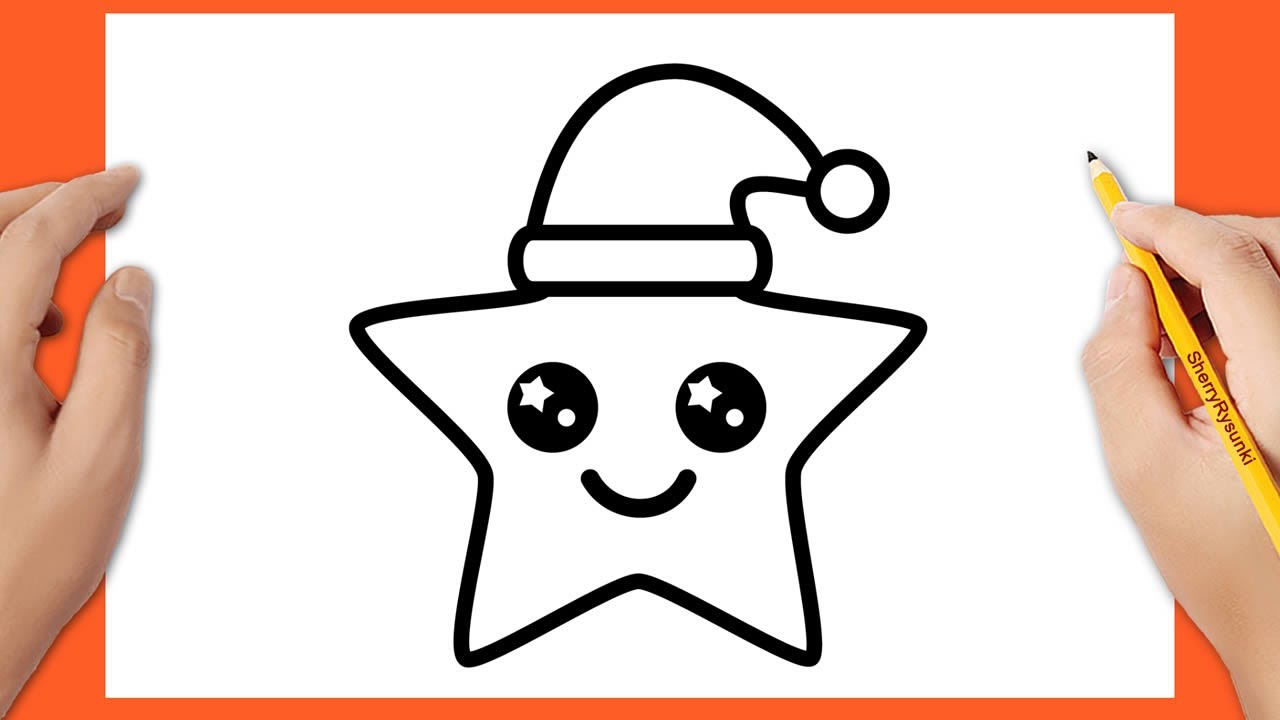 Jak narysować gwiazdę świąteczną | Świąteczny rysunek - YouTube