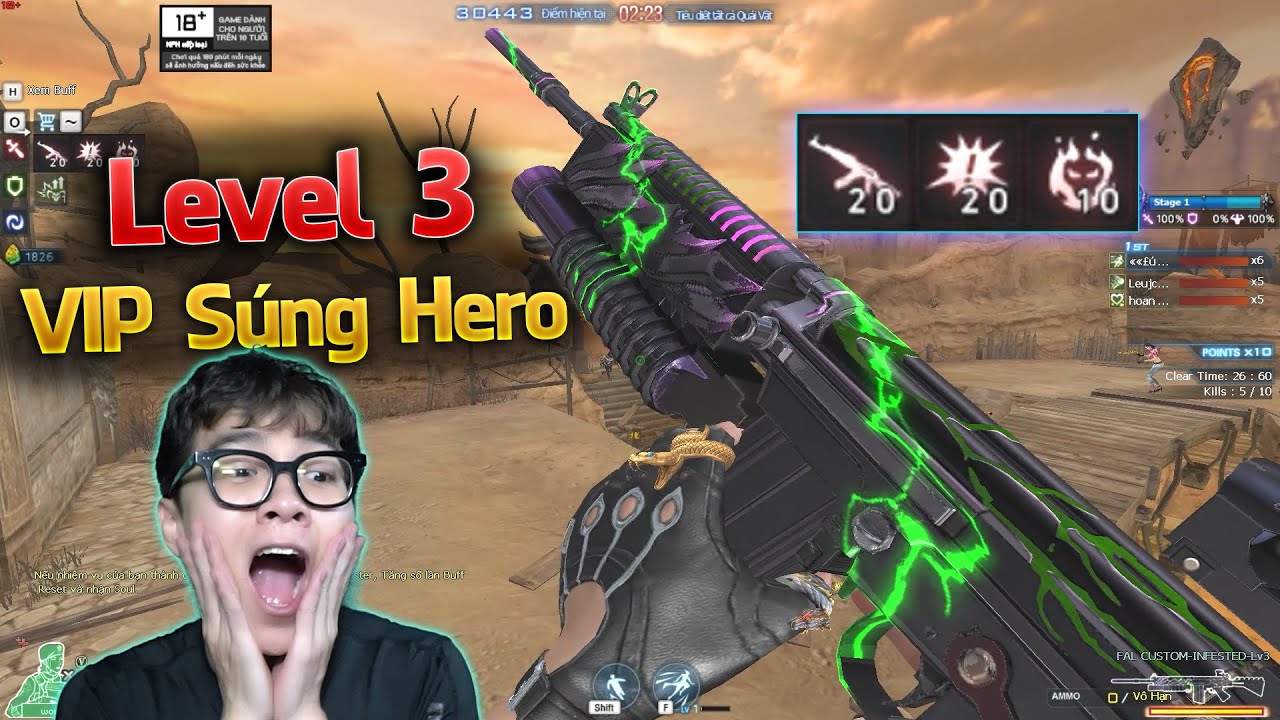Level 3 Súng Hero (FAL-Infested) Phiên Bản VIP AI - YouTube