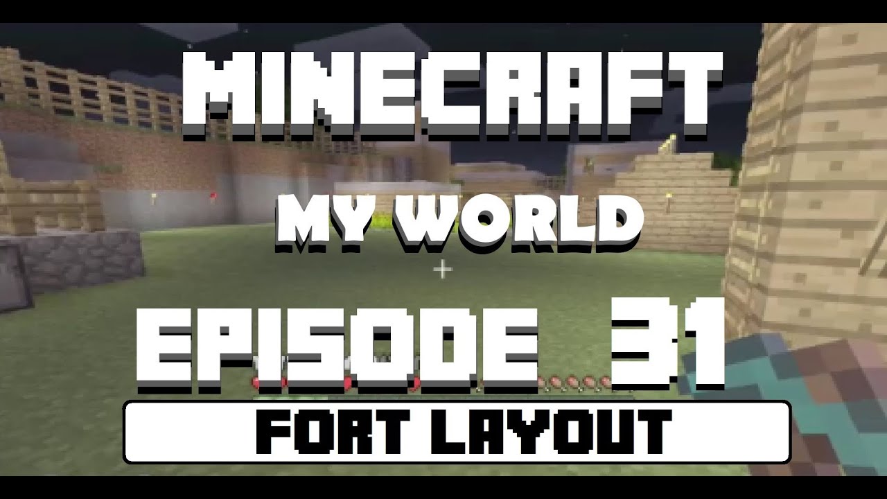 Minecraft Episode 31 : Fort Layout Tutorial ( Part 1 ) - YouTube