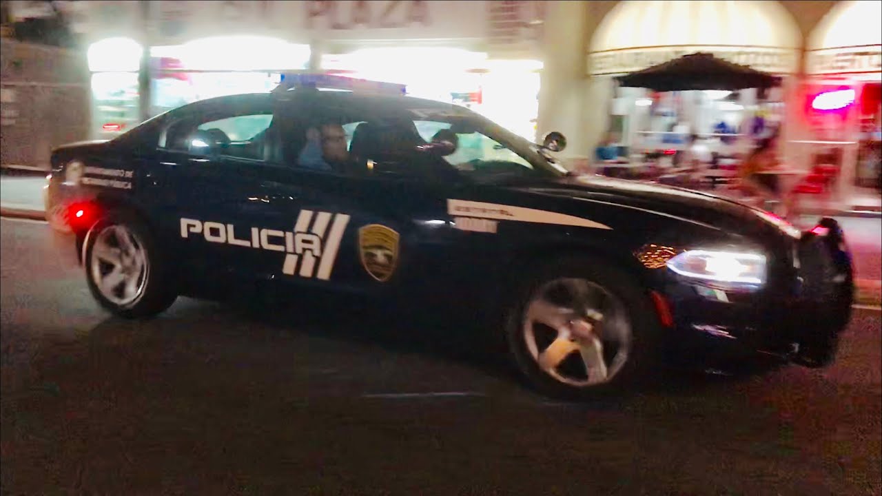 PUERTO RICO STATE POLICE CRUISER PATROLLING ON ASHFORD AVENUE IN THE ...