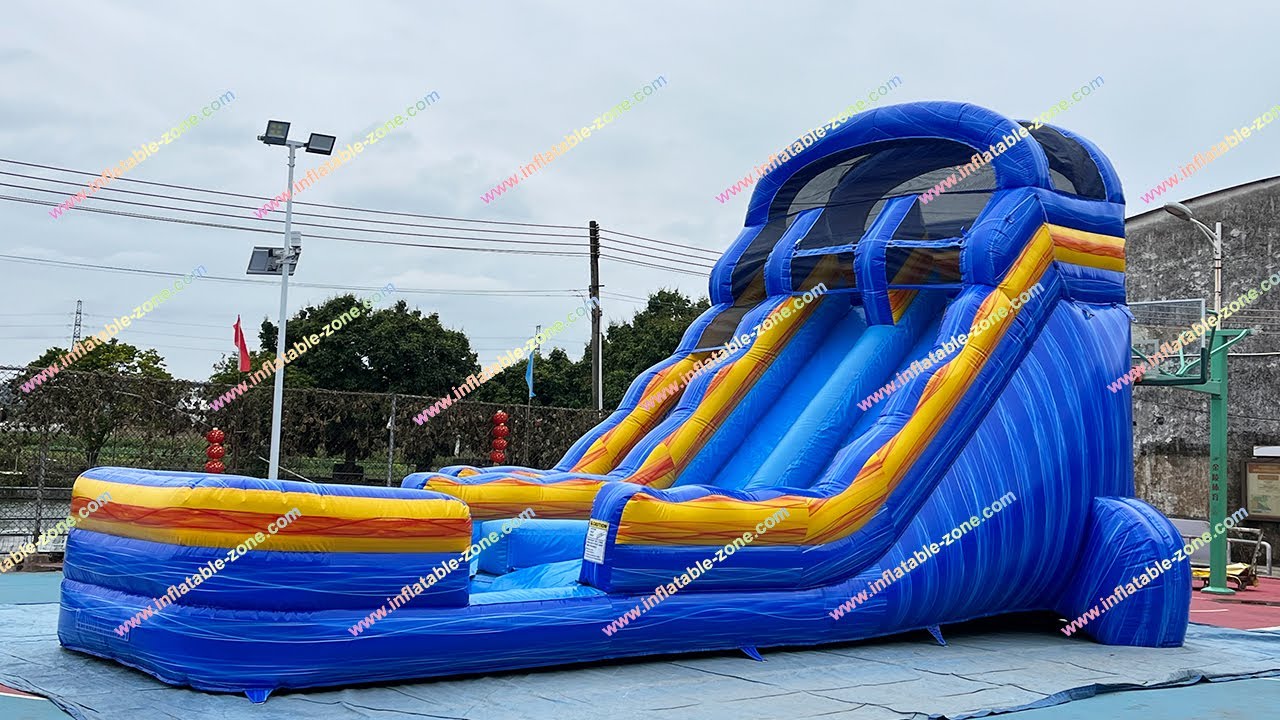 10x4.1x5.2m Inflatable Water Slide Jumper Blow Up Water Slide And Pool ...