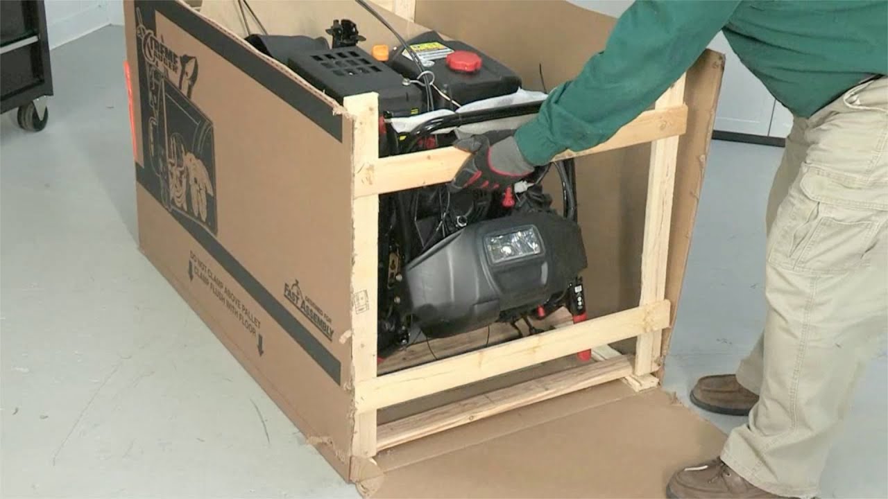 How to Assemble a Snowblower - YouTube