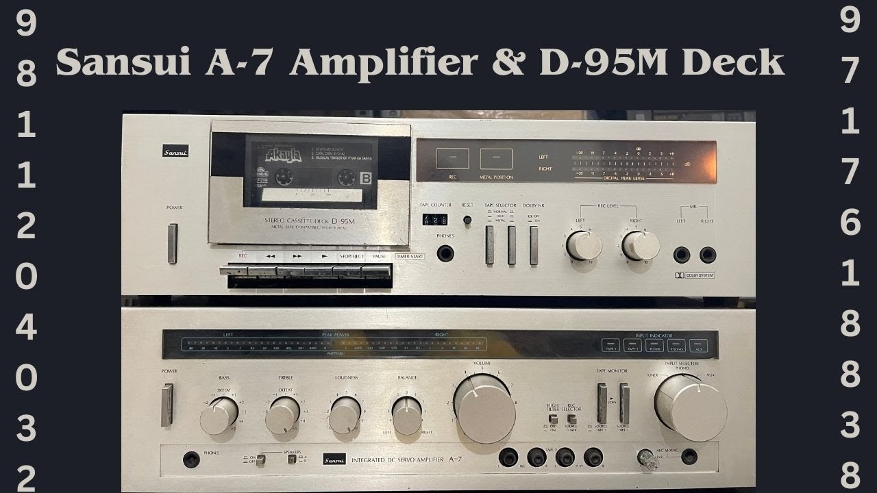 Sansui A-7 Amplifier & D-95M Deck Price In Hindi 9811204032 / ...