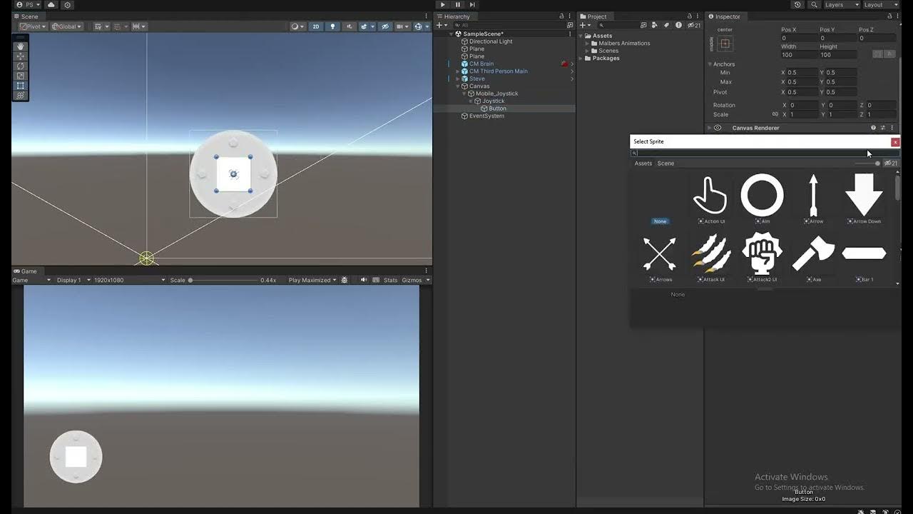Mobile Dynamic Joystick Controller for Animal Controller in Unity ...