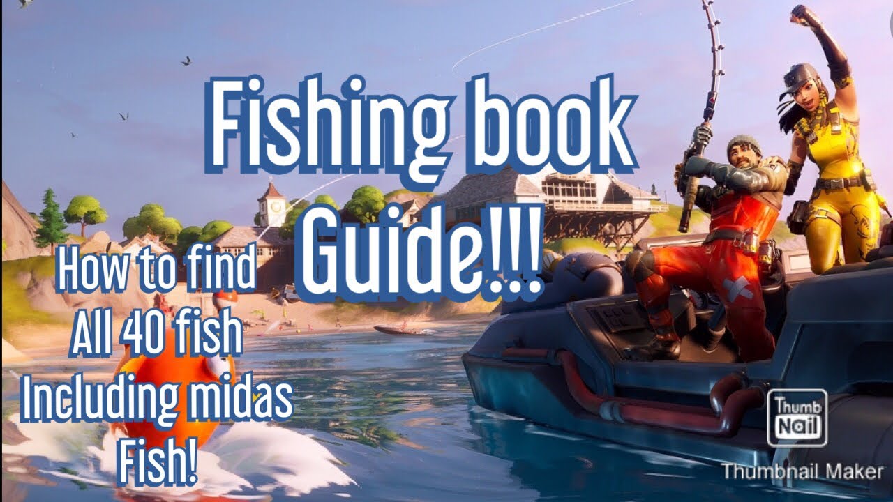 How to catch ALL Fishes in fortnite including the Midas fish!!! - YouTube