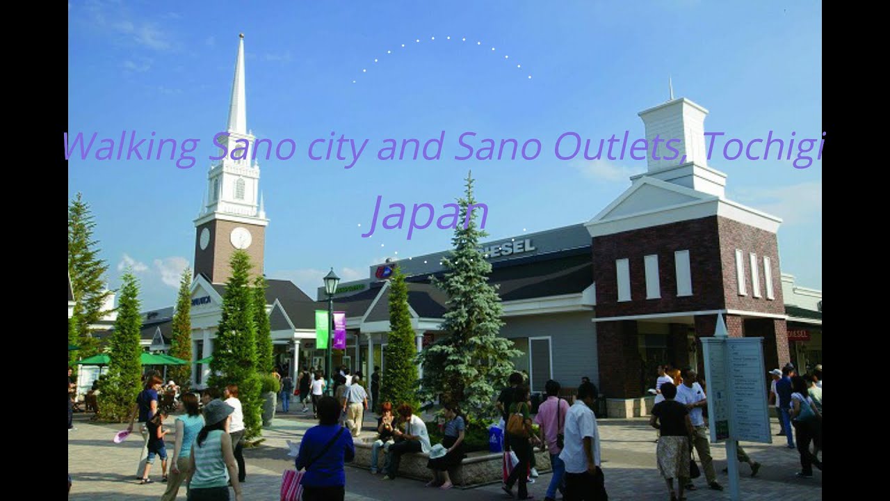 Walking Sano city and Sano Outlets, Tochigi, Japan 4k - YouTube