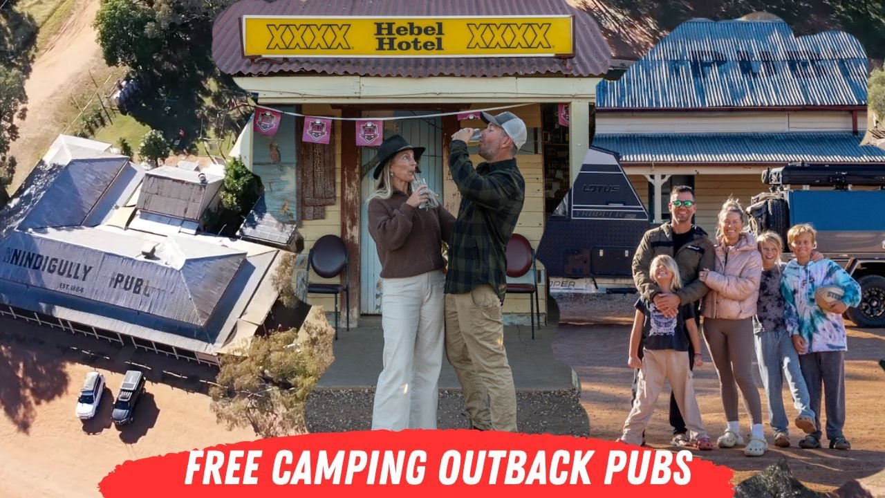 FREE CAMPING AT OUTBACK PUBS⛺️🍺 BOUND FOR THE BASH EP. 3 - A 9 day itinerary to the Big Red Bash ...