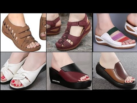 Genuine Leather Wedge Hell Gladiator Comfort Sandals / Wedge Sandals ...