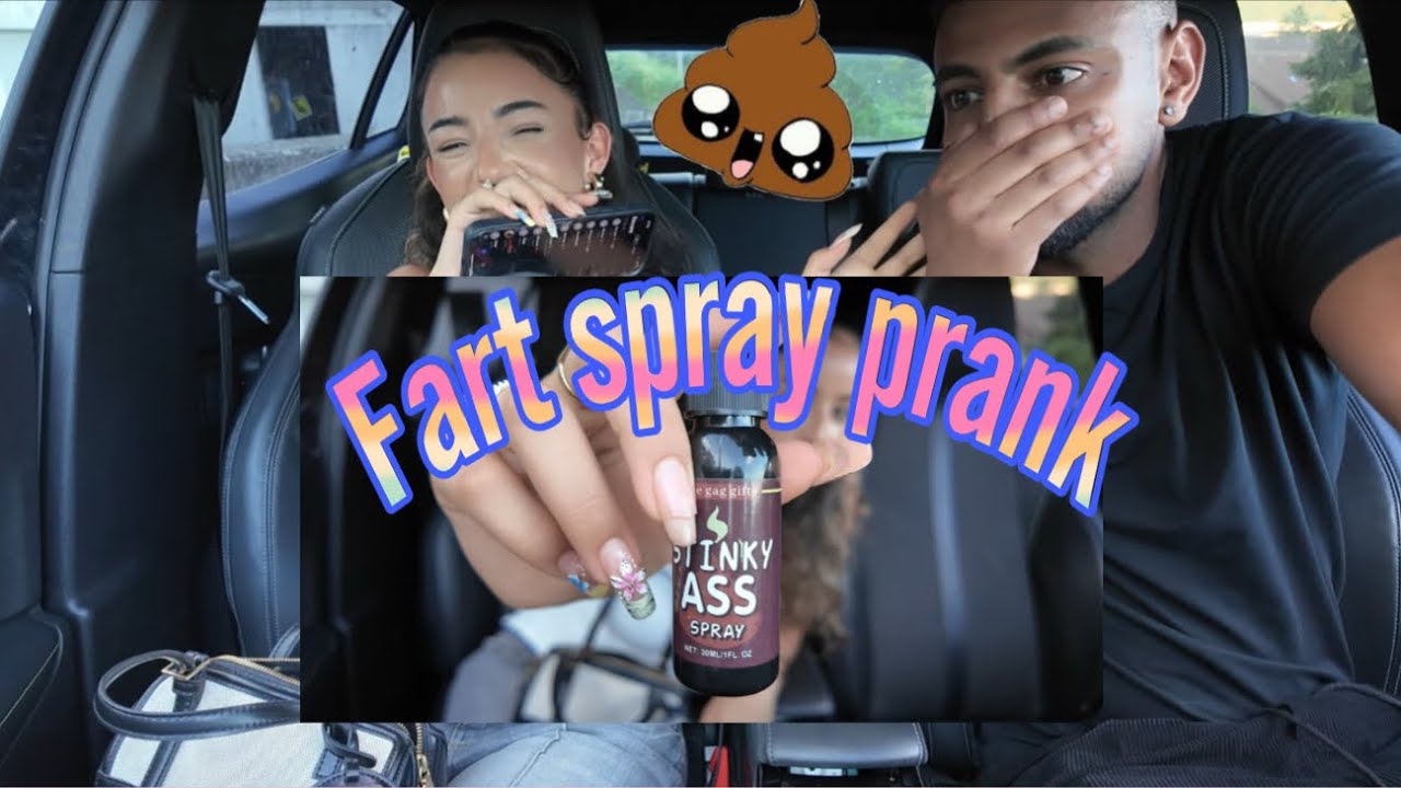 😱 Fart Spray PRANK on my friend! - YouTube