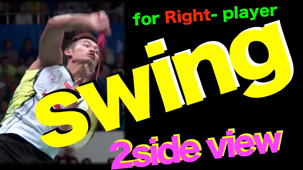 badminton LIN DAN jump smash beautiful swing for Right player - YouTube