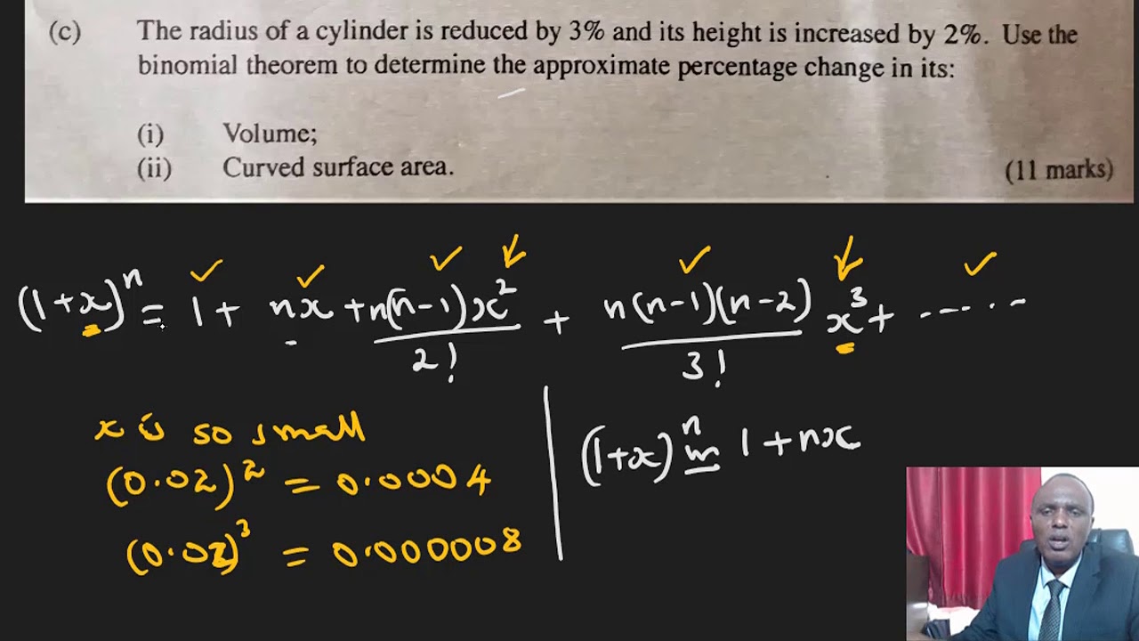 APPROXIMATIONS IN BINOMIAL EXPANSION - YouTube