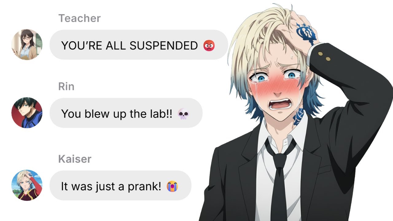 If Blue Lock Players Went to High School PART 2 (DETENTION ARC ...