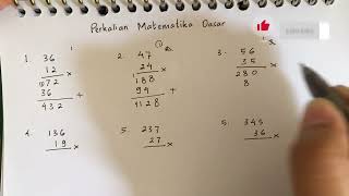 Cara Menghitung Perkalian Bersusun pada Perkalian Matem... | Doovi