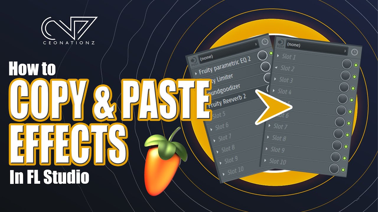 How to copy and paste effects in FL studio - YouTube