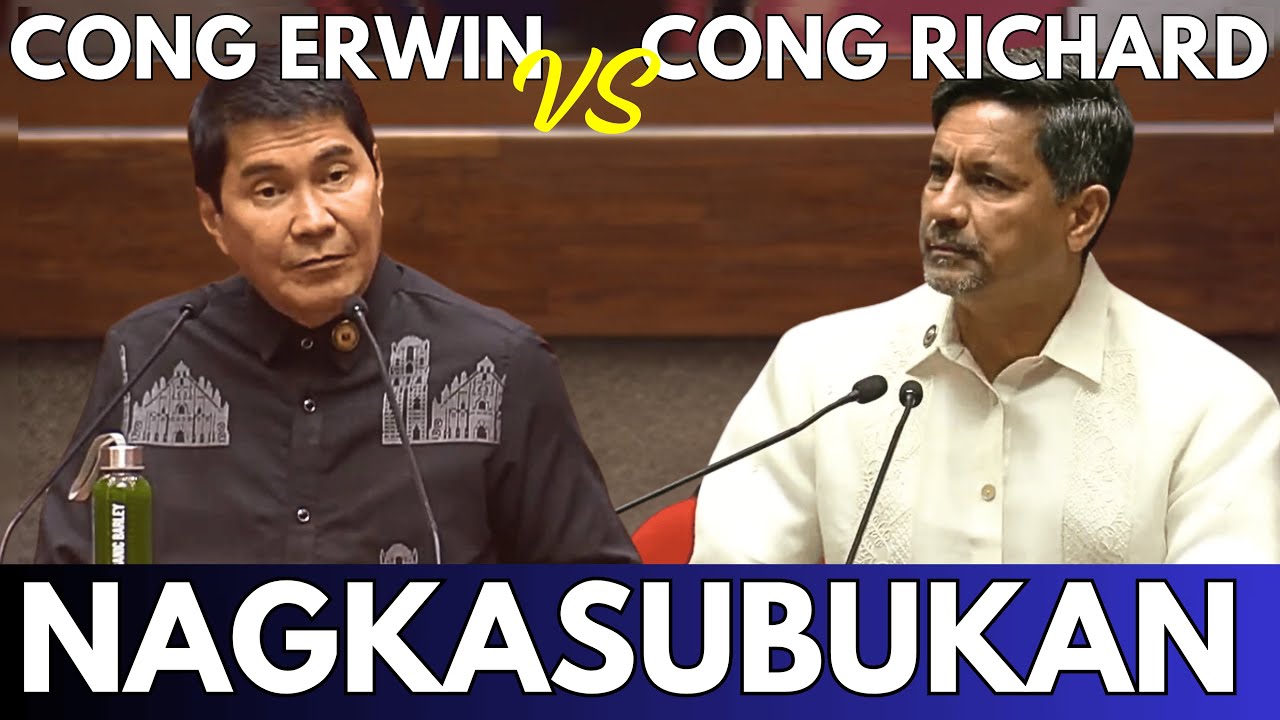 NAGKASUBUKAN / CONG RICHARD GOMEZ VS CONG ERWIN TULFO - YouTube