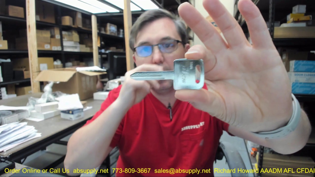 Kaba Ilco Co 1588 1588 Ilco Key Blank - YouTube