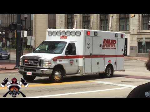 Saginaw MI MMR Ambulance 259 Responding PRIORITY 1 MEDICAL - YouTube