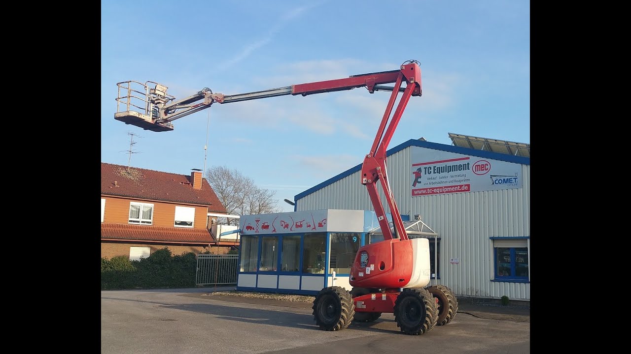 Haulotte HA16PX NT Arbeitsbühne Workplatform Hoogwerker - YouTube